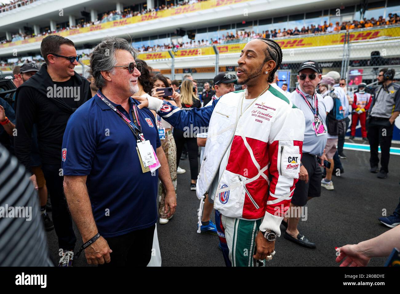 Miami, USA. 7th May, 2023. Michael Andretti, Christopher Brian Bridges ...