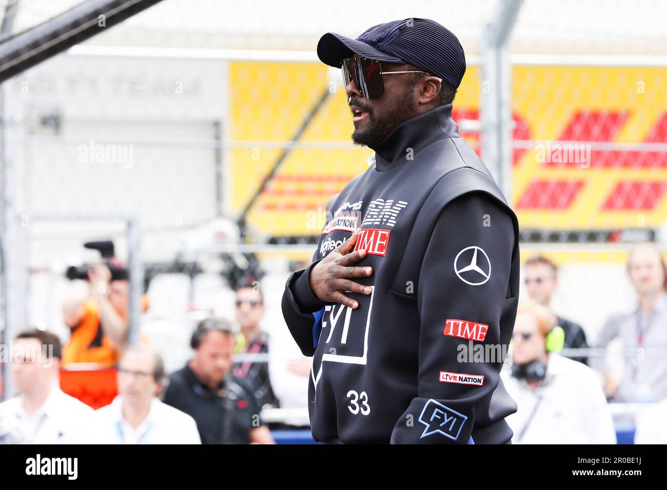 Miami, USA. 7th May, 2023. William James Adams Jr. aka. Will.i.am, F1 ...