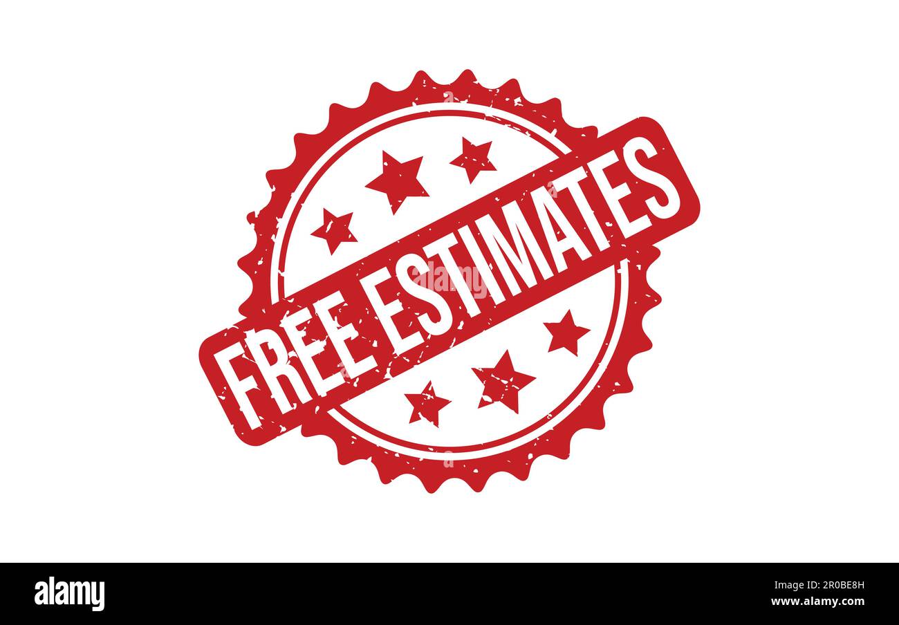 Free Estimates Stamp Seal Vector Illustration Stock Vector Image & Art ...