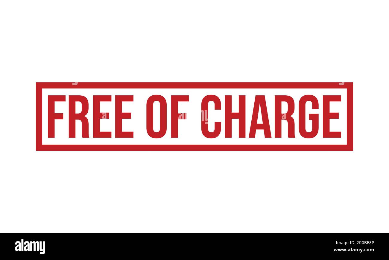 Free of Charge Rubber Stamp Seal Vector Stock Vector Image & Art - Alamy