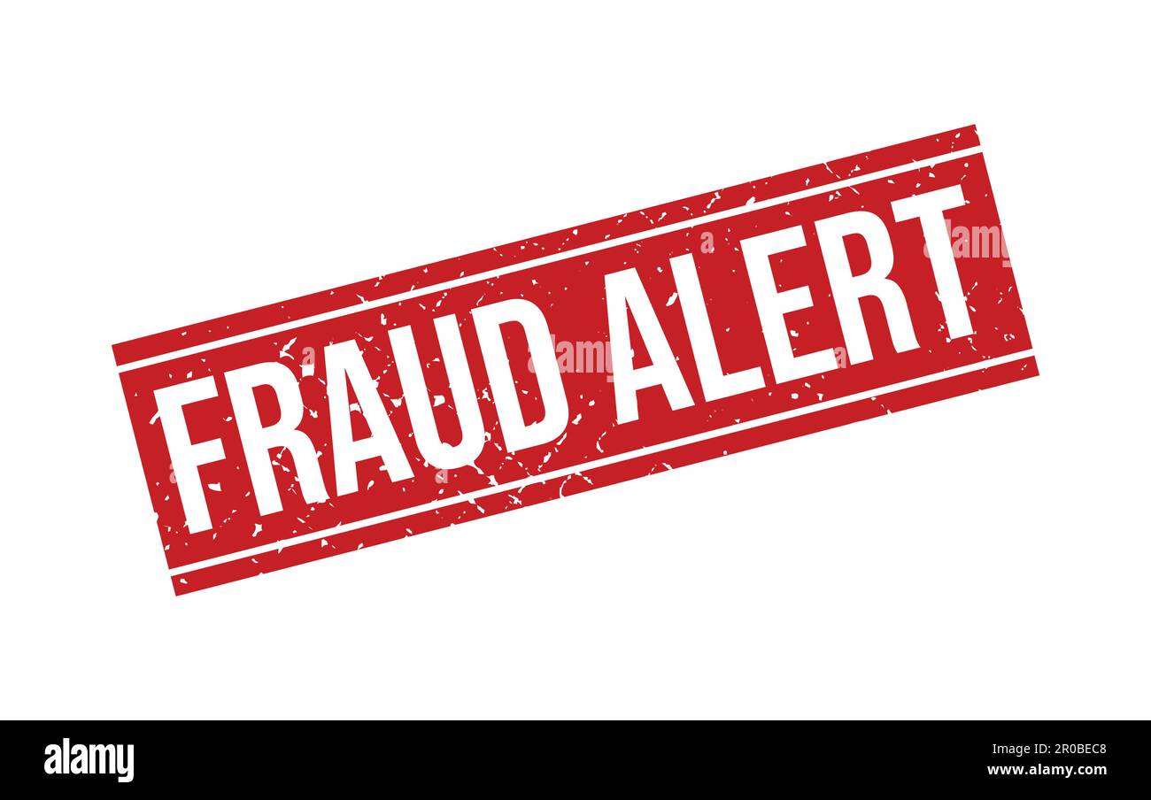 Fraud alert red grunge hi-res stock photography and images - Alamy
