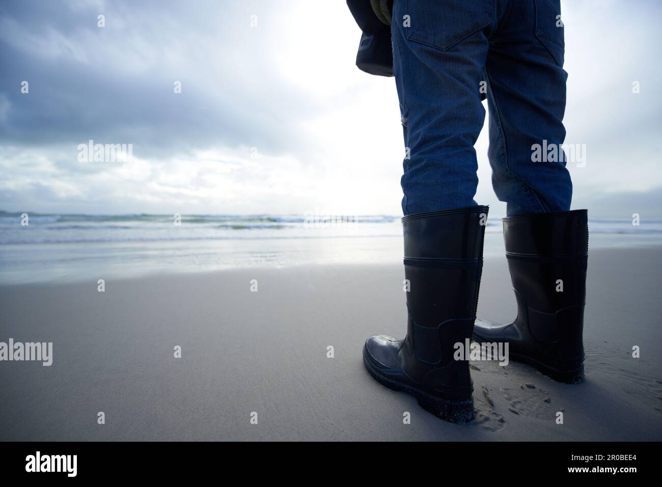 Wearing gumboots hi-res stock photography and images - Alamy