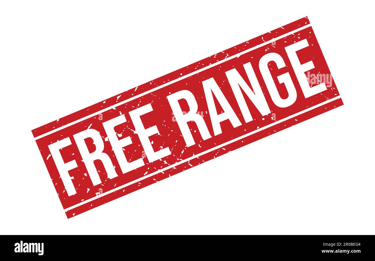 Free Range Stamp Seal Vector Illustration Stock Vector Image & Art - Alamy