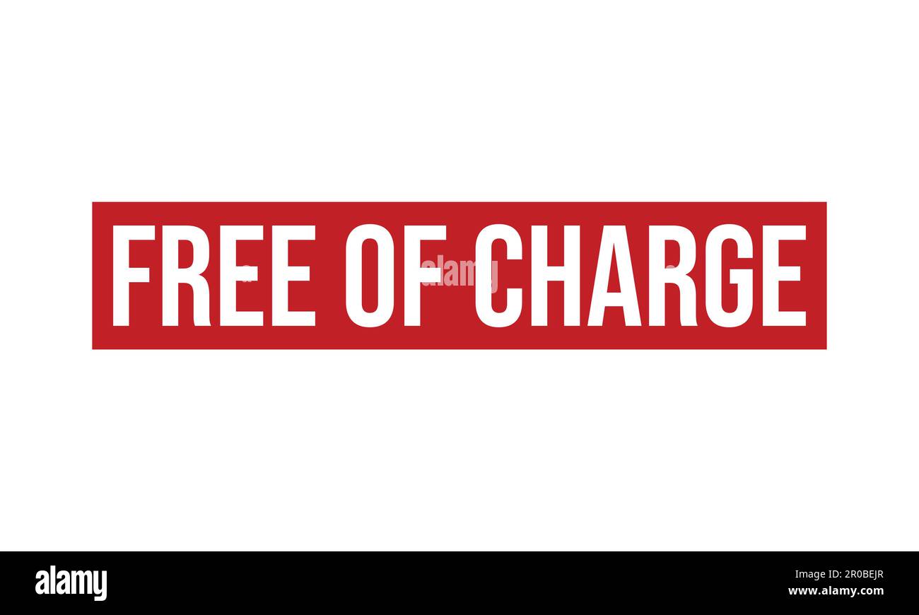 Free of Charge Rubber Stamp Seal Vector Stock Vector Image & Art - Alamy