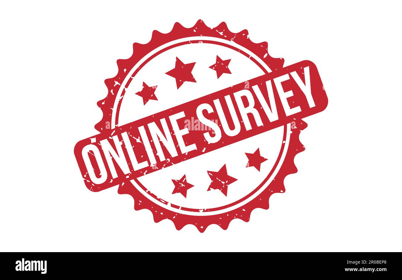 Online Survey Rubber Stamp Seal Vector Stock Vector Image & Art - Alamy