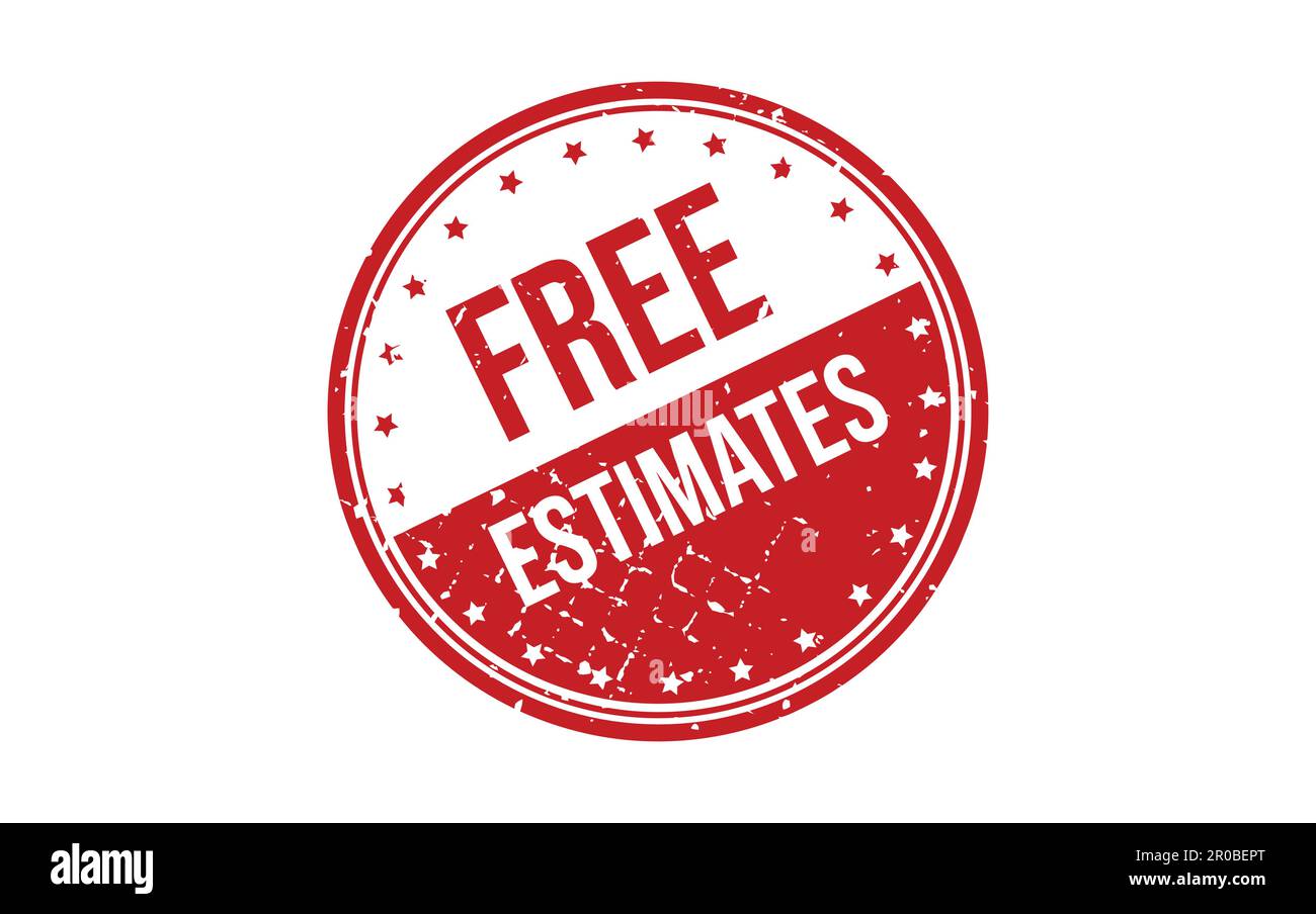 Free Estimates Stamp Seal Vector Illustration Stock Vector Image & Art ...