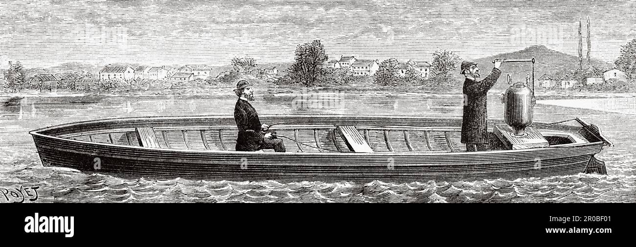 Jet thruster by Just Buisson and Alexandru N. Ciurcu, first model. Old ...