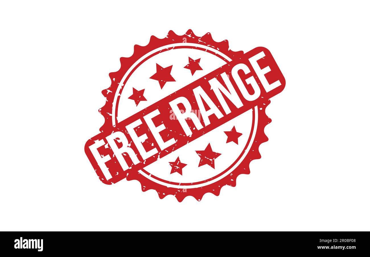 Free Range Stamp Seal Vector Illustration Stock Vector Image & Art - Alamy