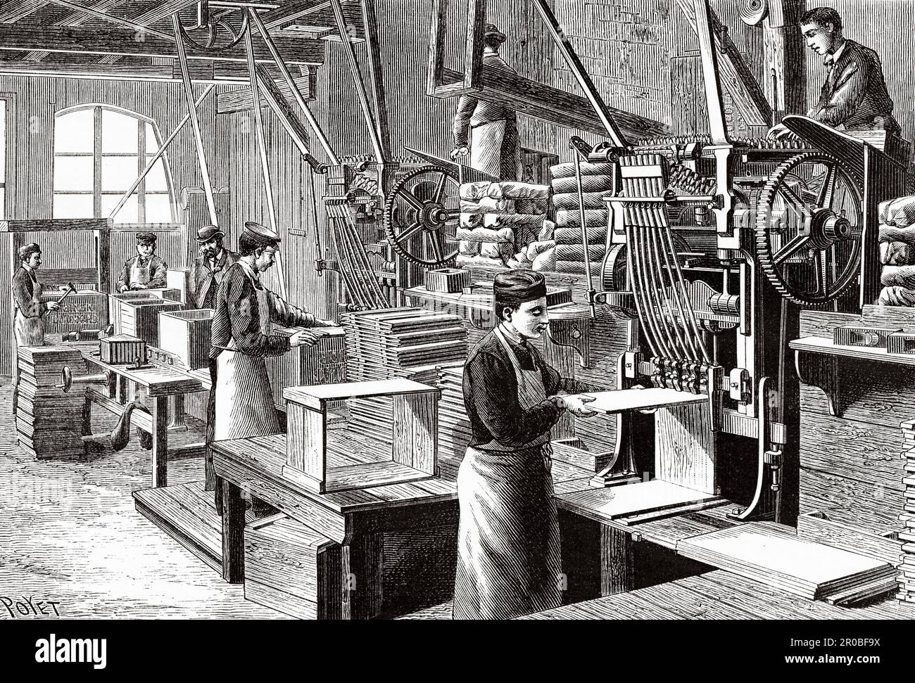Factory Machines In The Industrial Revolution