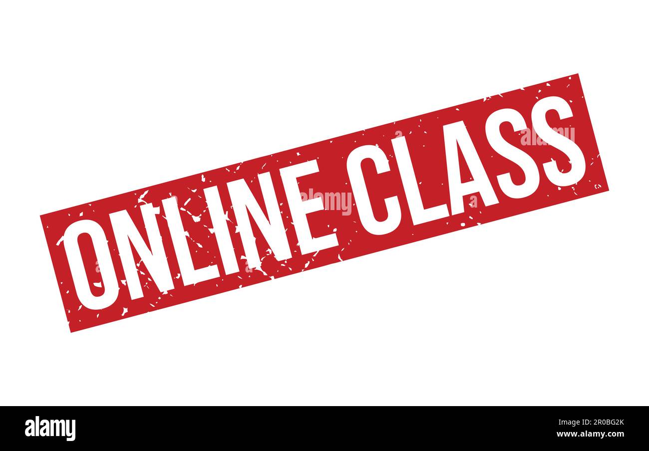 Online Class Stamp Seal Vector Illustration Stock Vector Image & Art ...
