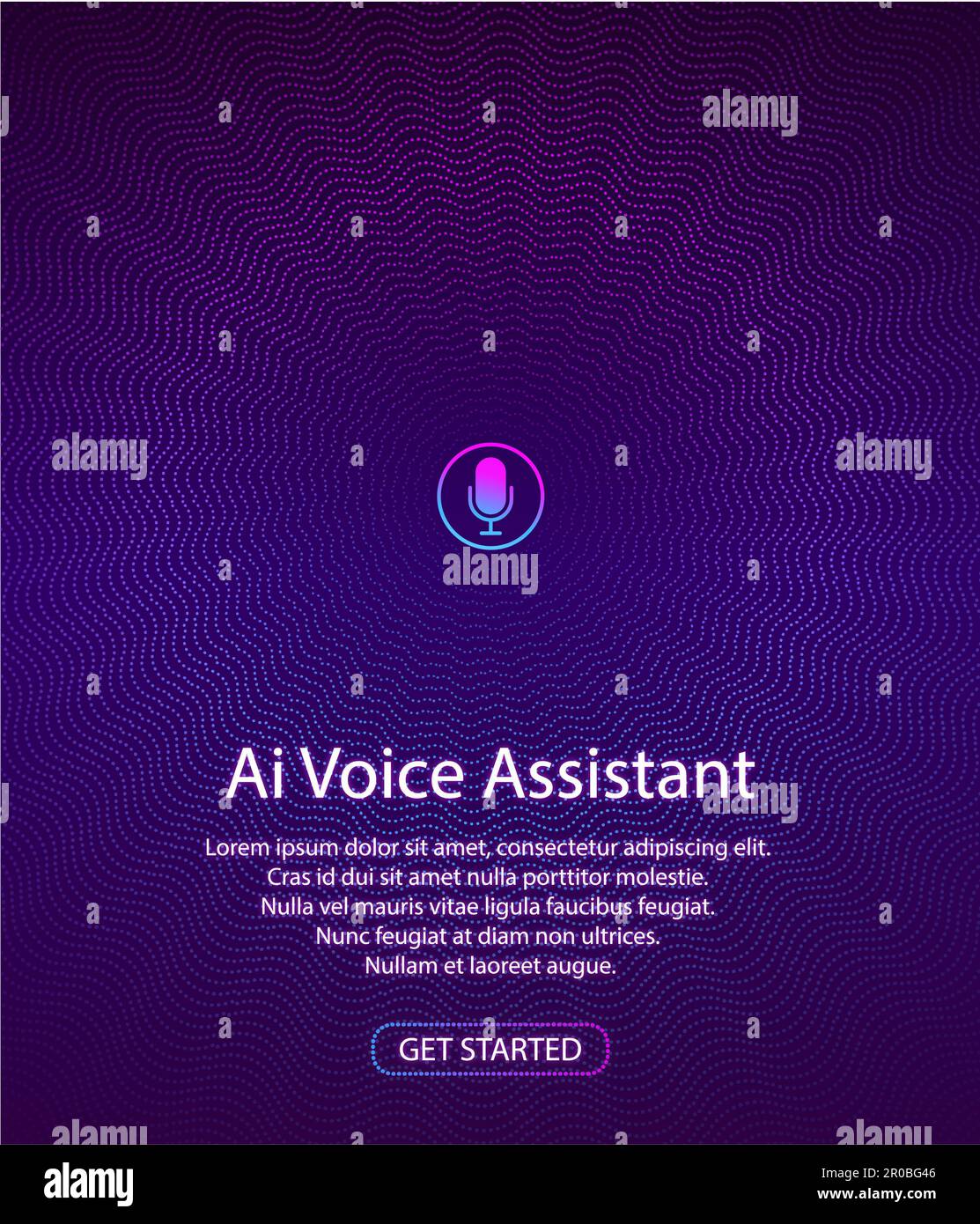 Artificial intelligence concept. Banner for web site or mobile app ...