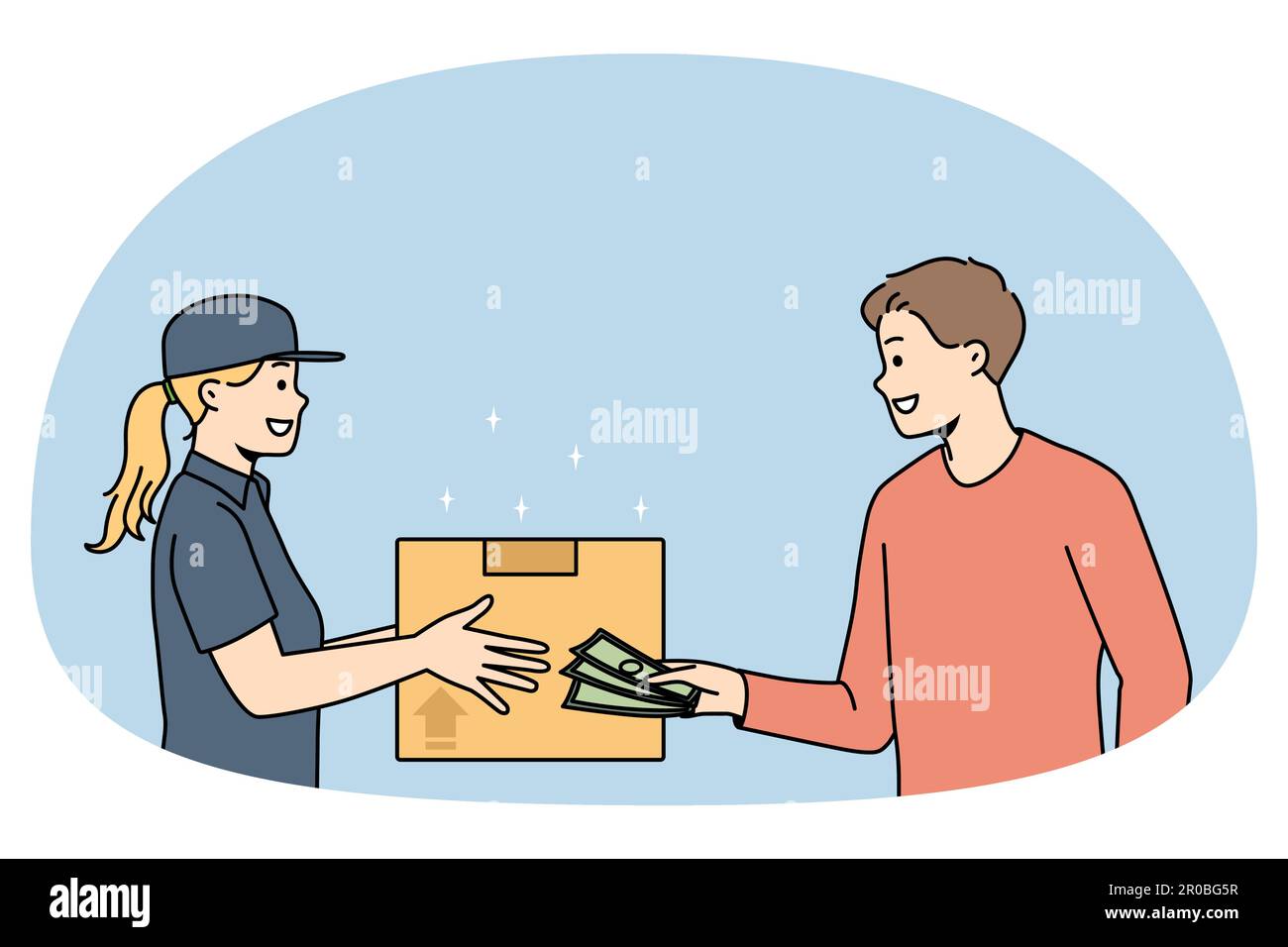 Cash recipient Stock Vector Images - Alamy