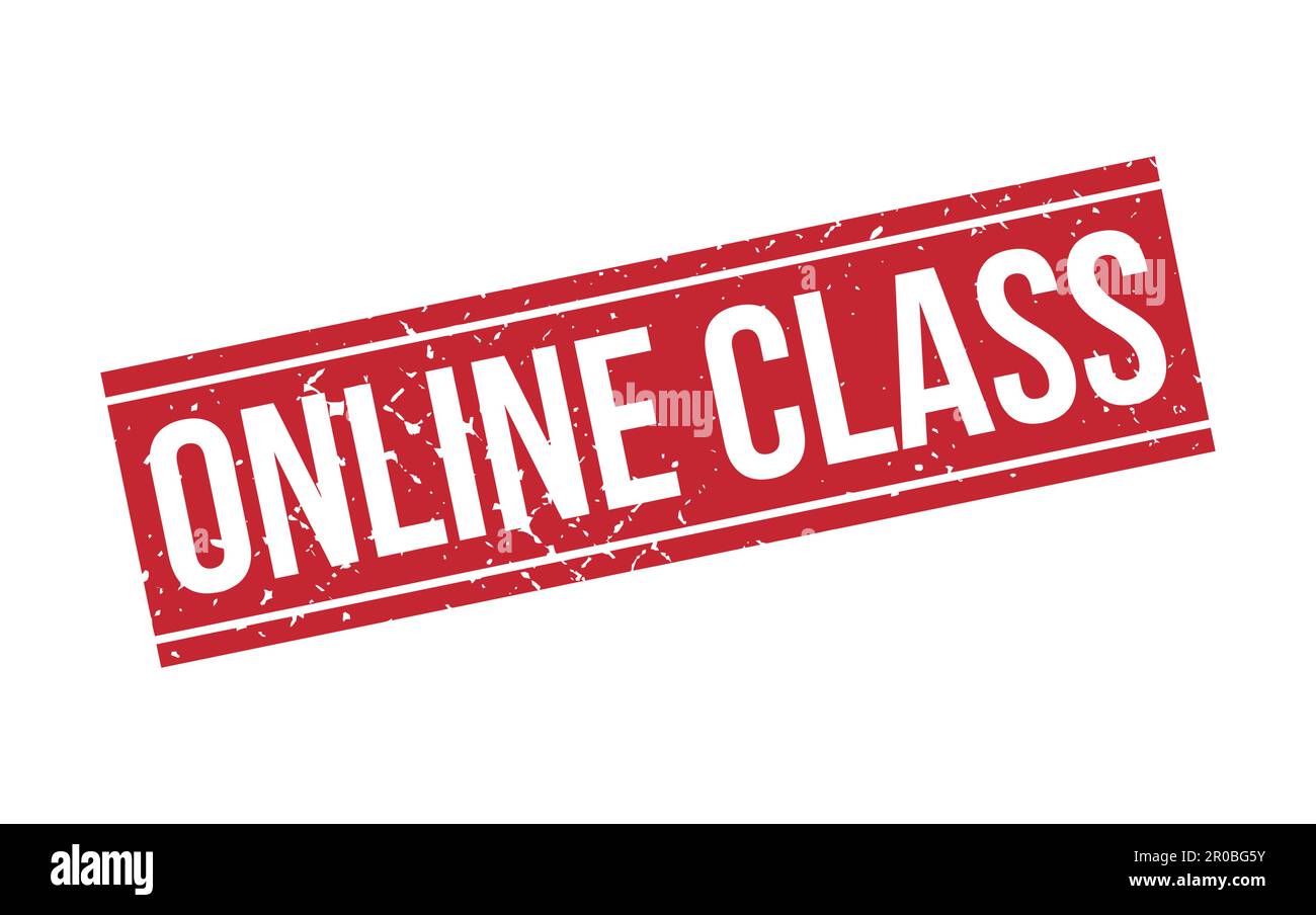 Online Class Stamp Seal Vector Illustration Stock Vector Image & Art ...