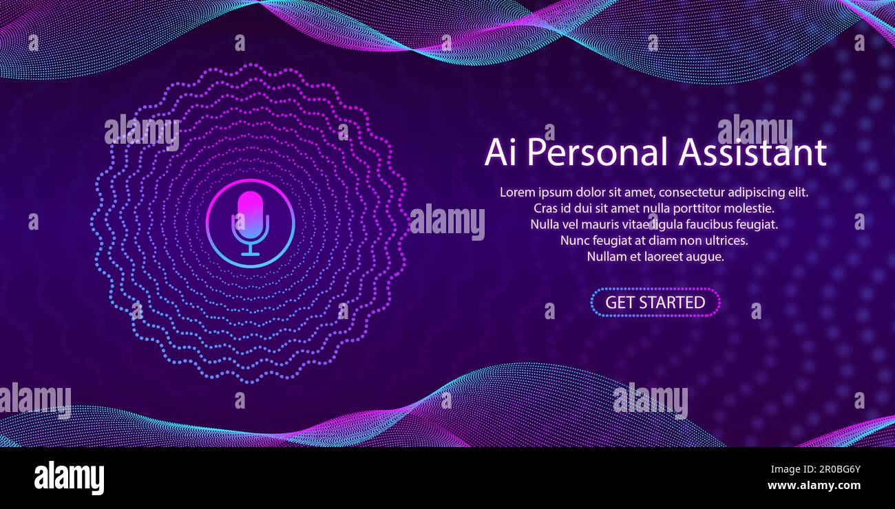 Artificial intelligence concept. Banner for web site or mobile app ...