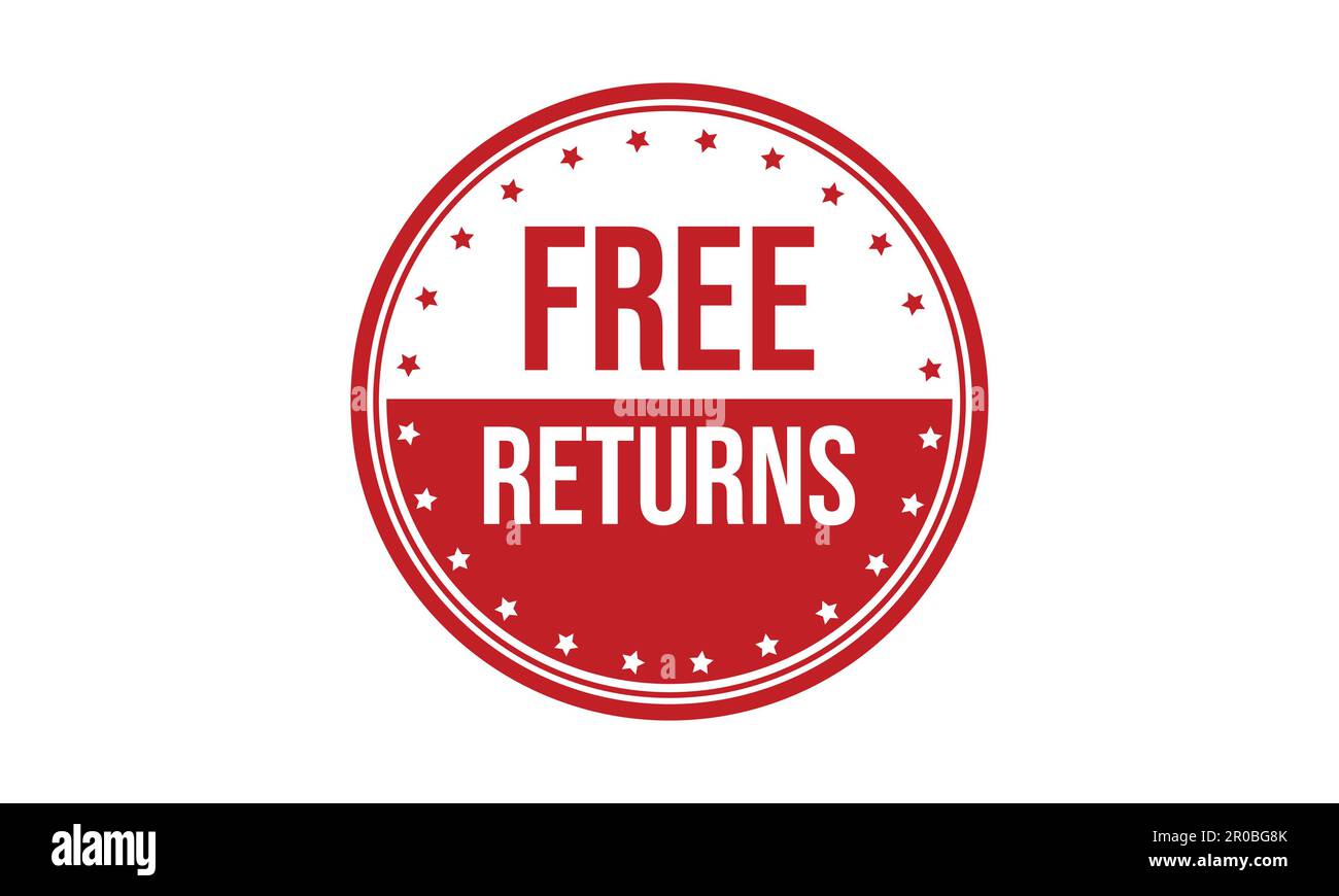 Free Returns Rubber Stamp Seal Vector Stock Vector Image & Art - Alamy