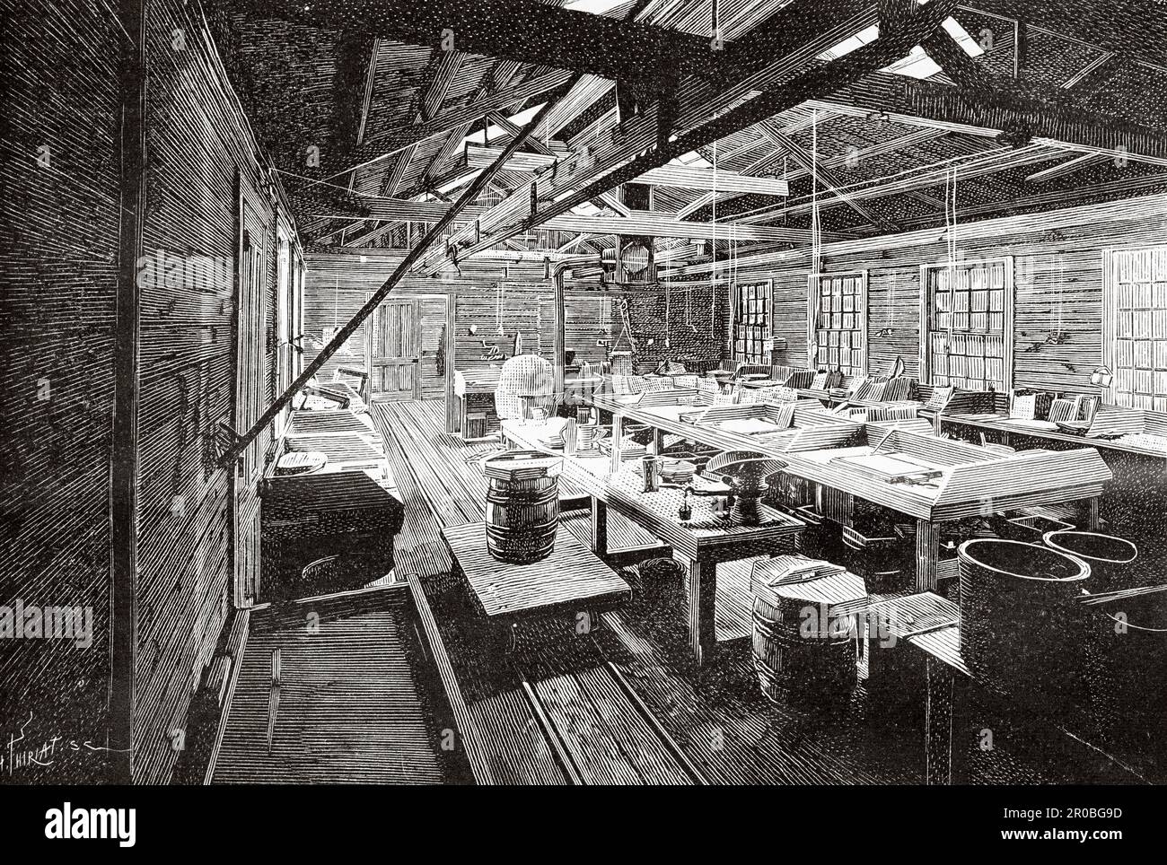 Factory of electric accumulators. MWJ Jenks´s Electrical Accumulator ...