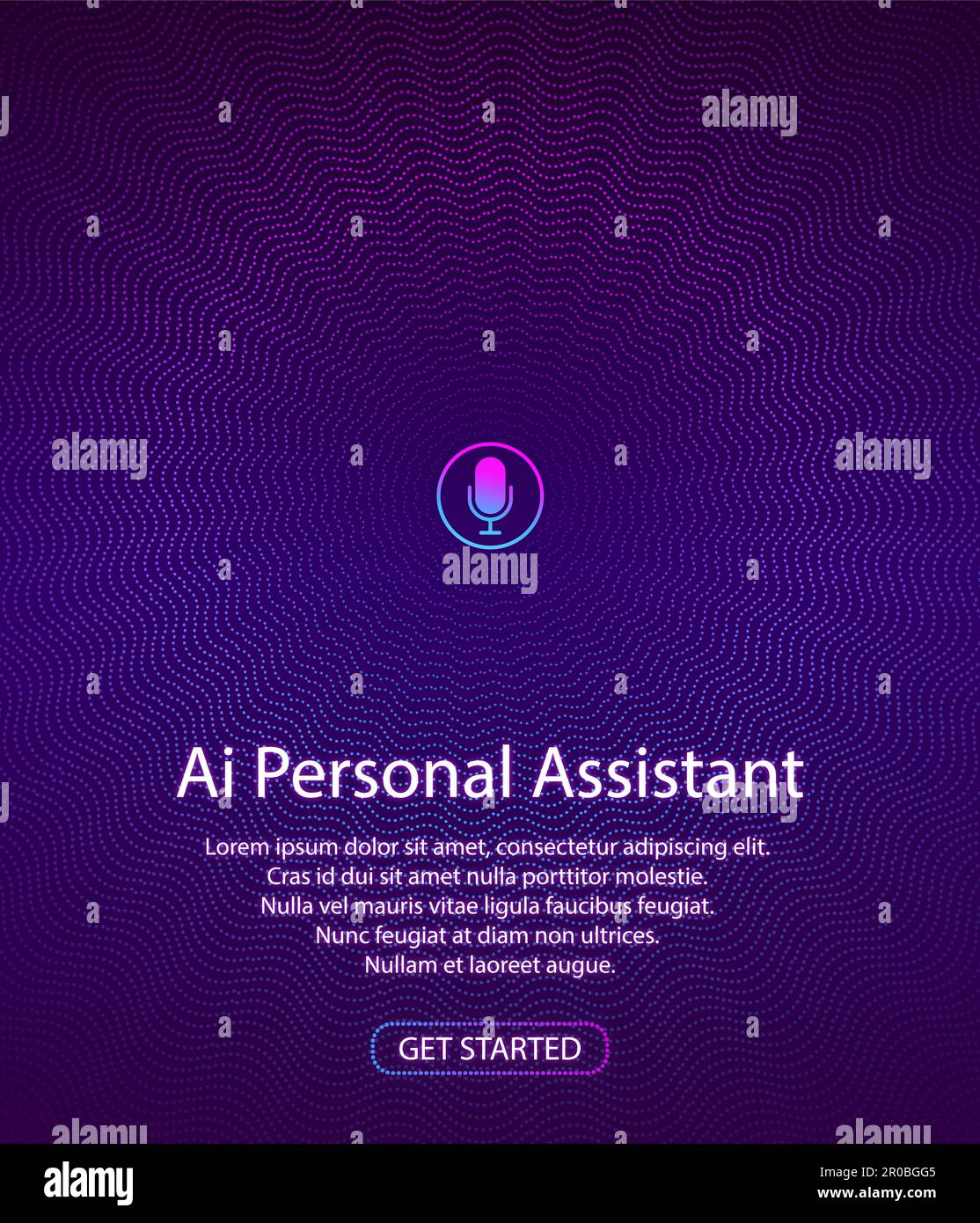 Artificial intelligence concept. Banner for web site or mobile app ...