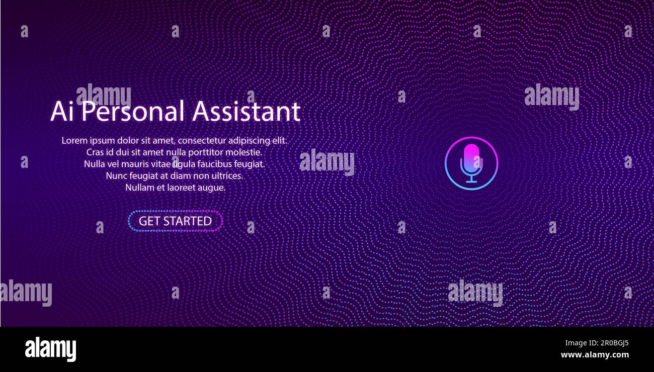 Artificial intelligence concept. Banner for web site or mobile app ...