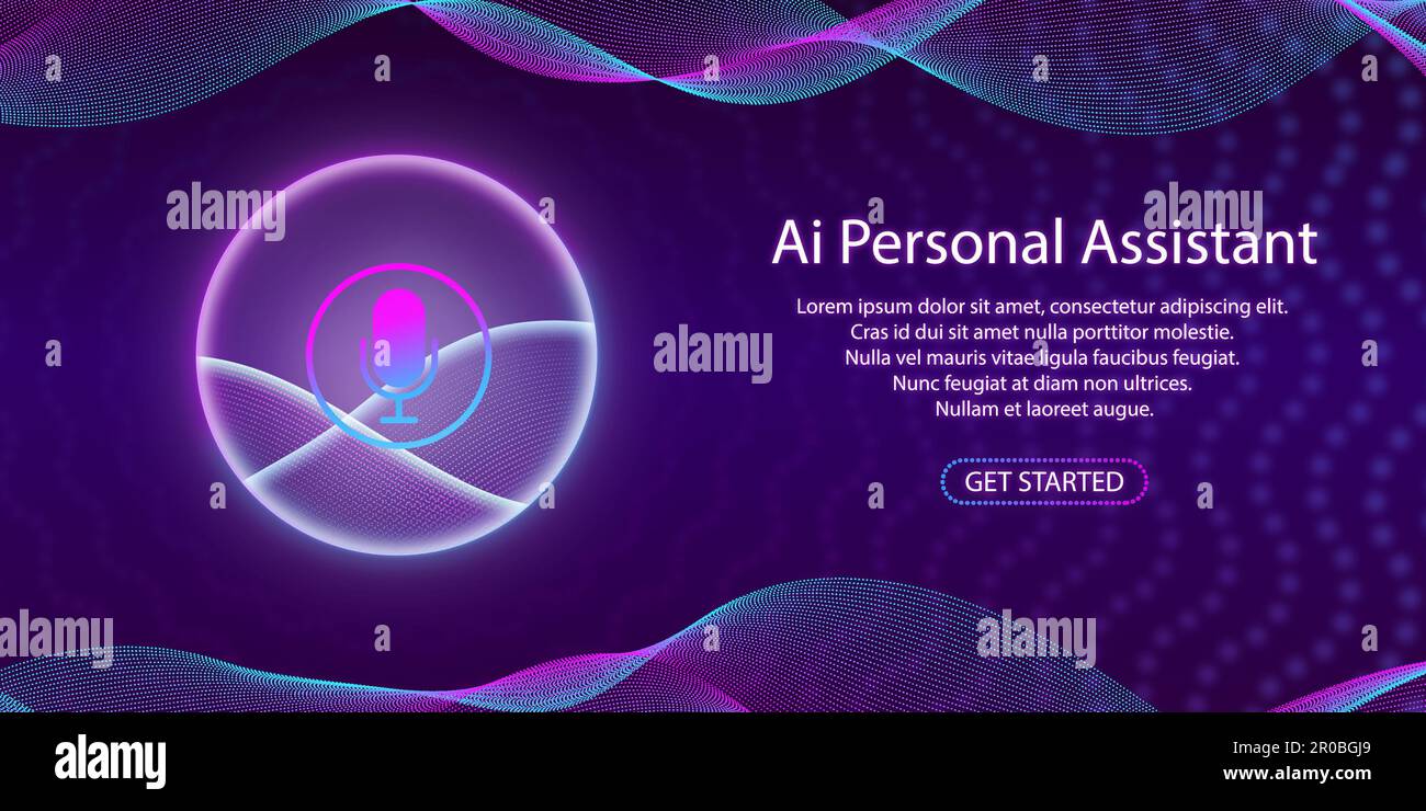 Artificial intelligence concept. Banner for web site or mobile app ...