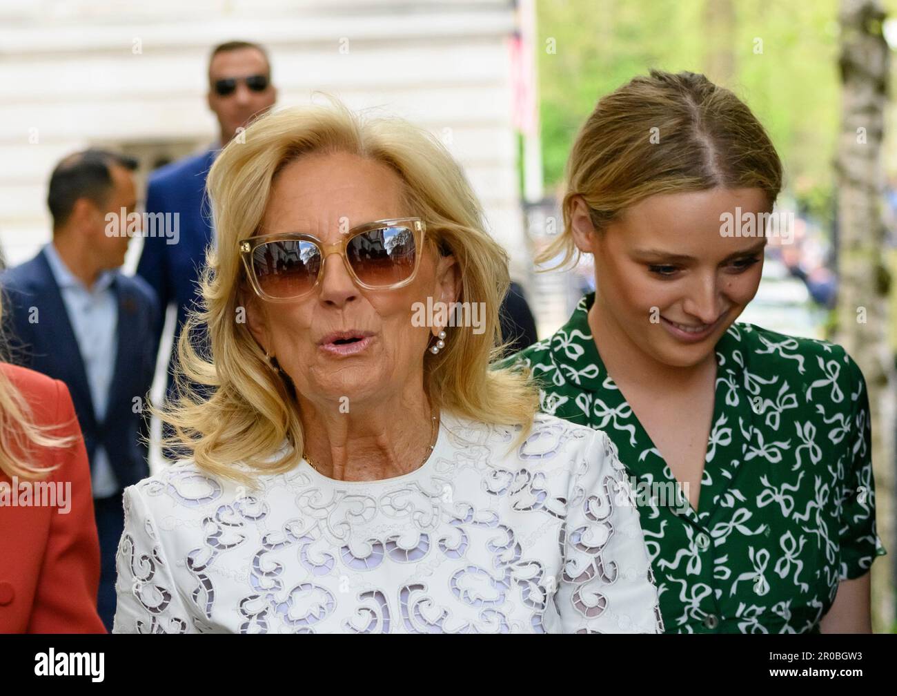 Jill Biden - US First Lady - attending the Coronation Big Lunch hosted ...