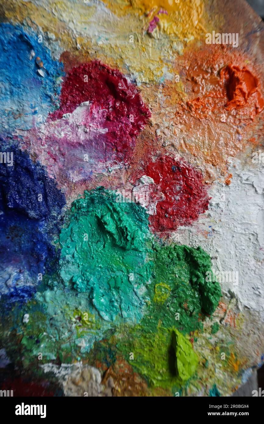 Palette art hi-res stock photography and images - Alamy