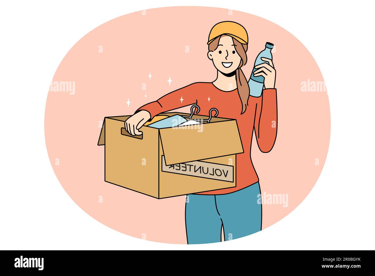 Woman in homeless shelter Stock Vector Images - Alamy