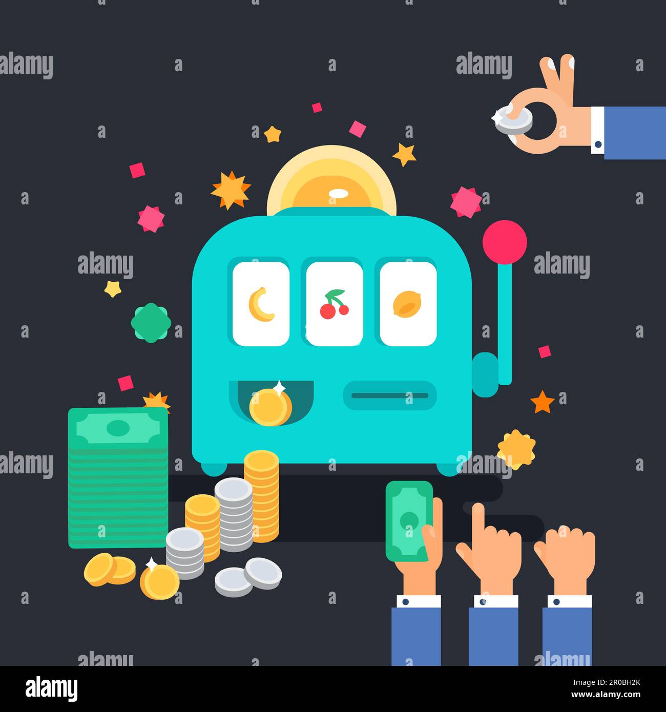 Poker hands Stock Vector Images - Alamy