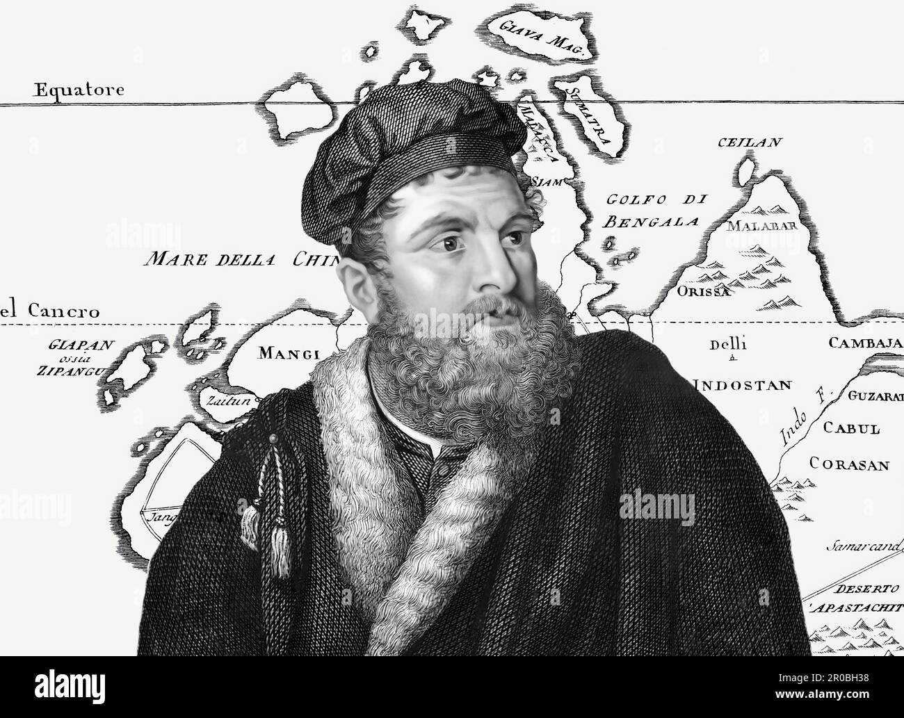 Marco Polo, c. 1254 –1324, an Italian merchant, explorer and writer ...