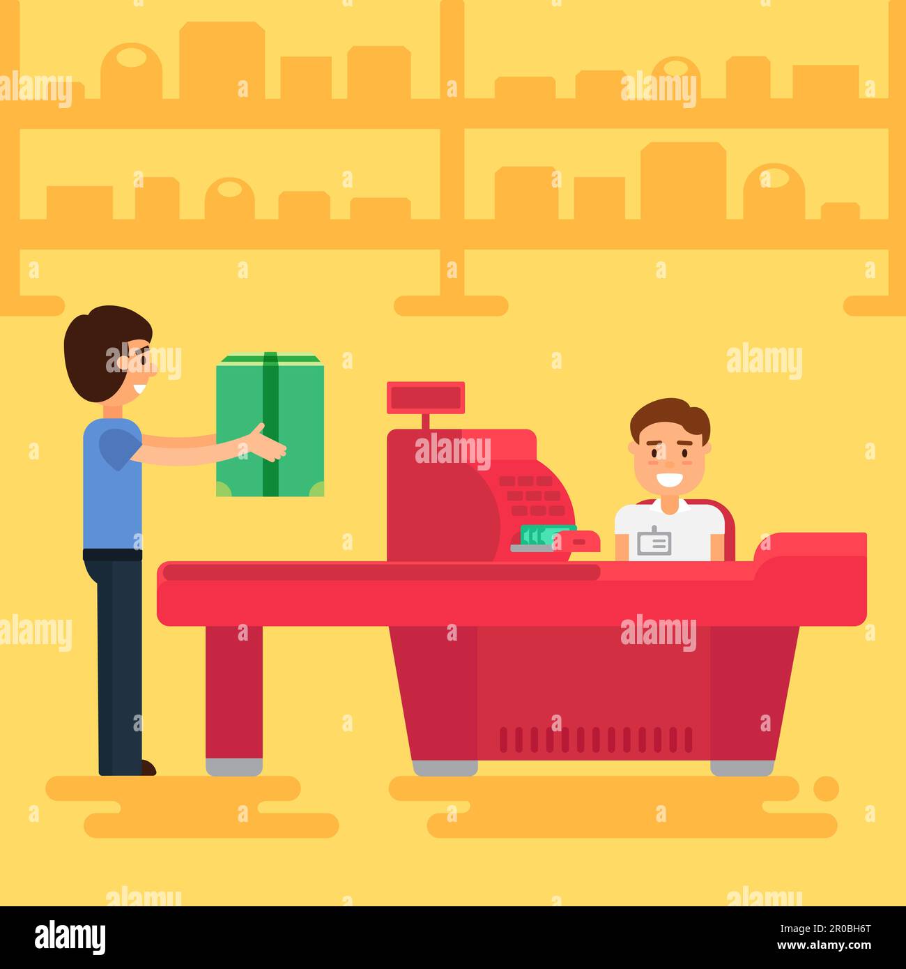 People work department store Stock Vector Images - Alamy