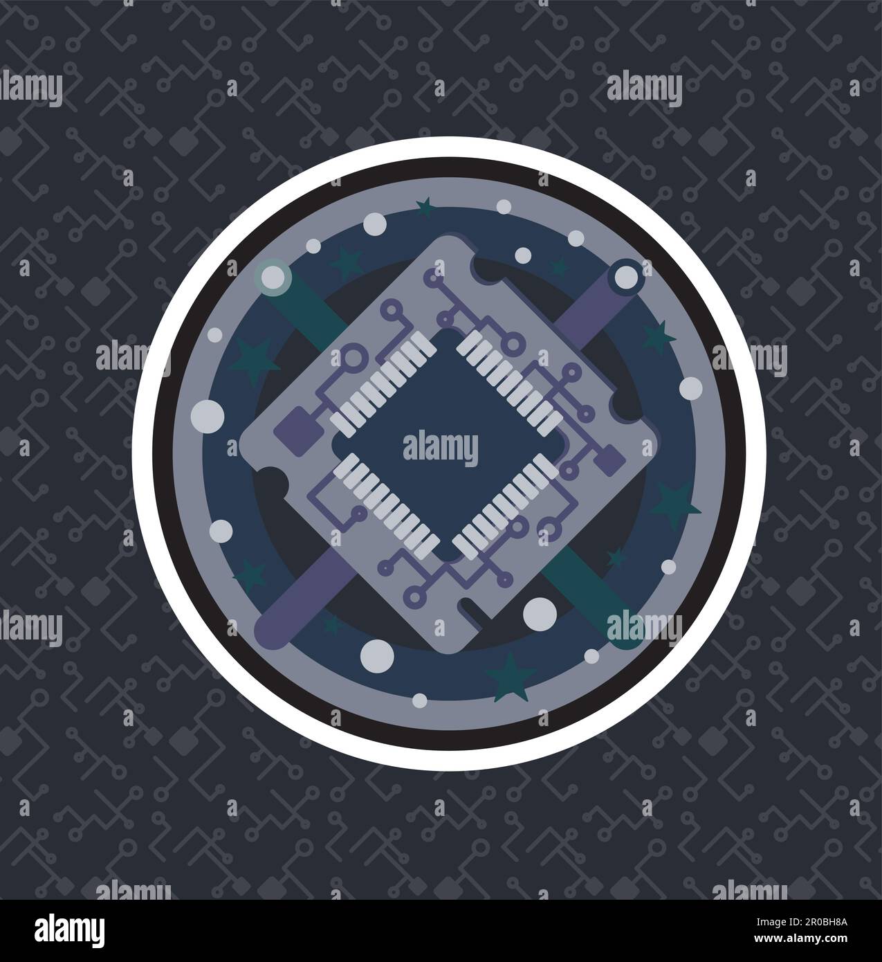 Microchip t Stock Vector Images - Alamy