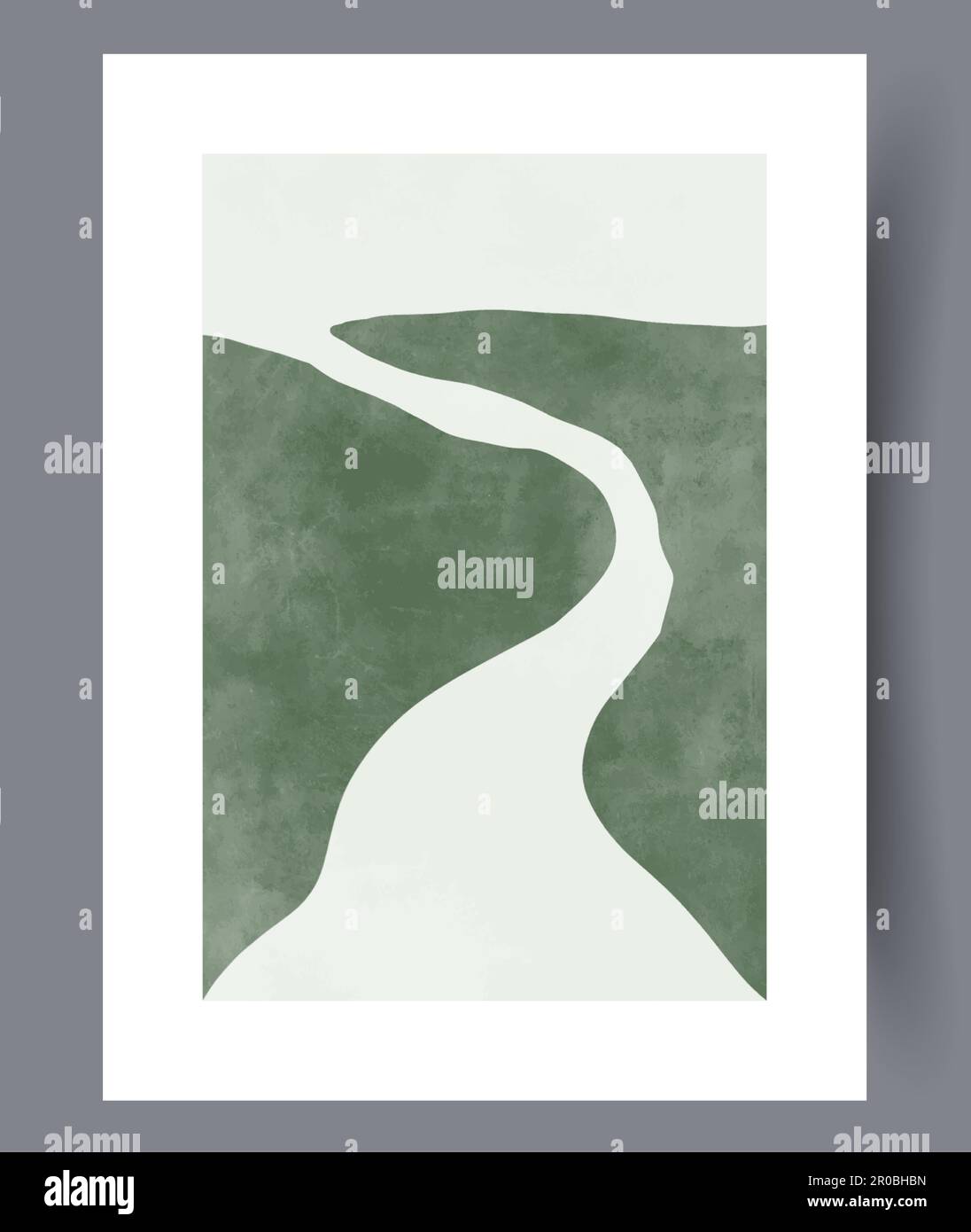 Contemporary art path Stock Vector Images - Alamy