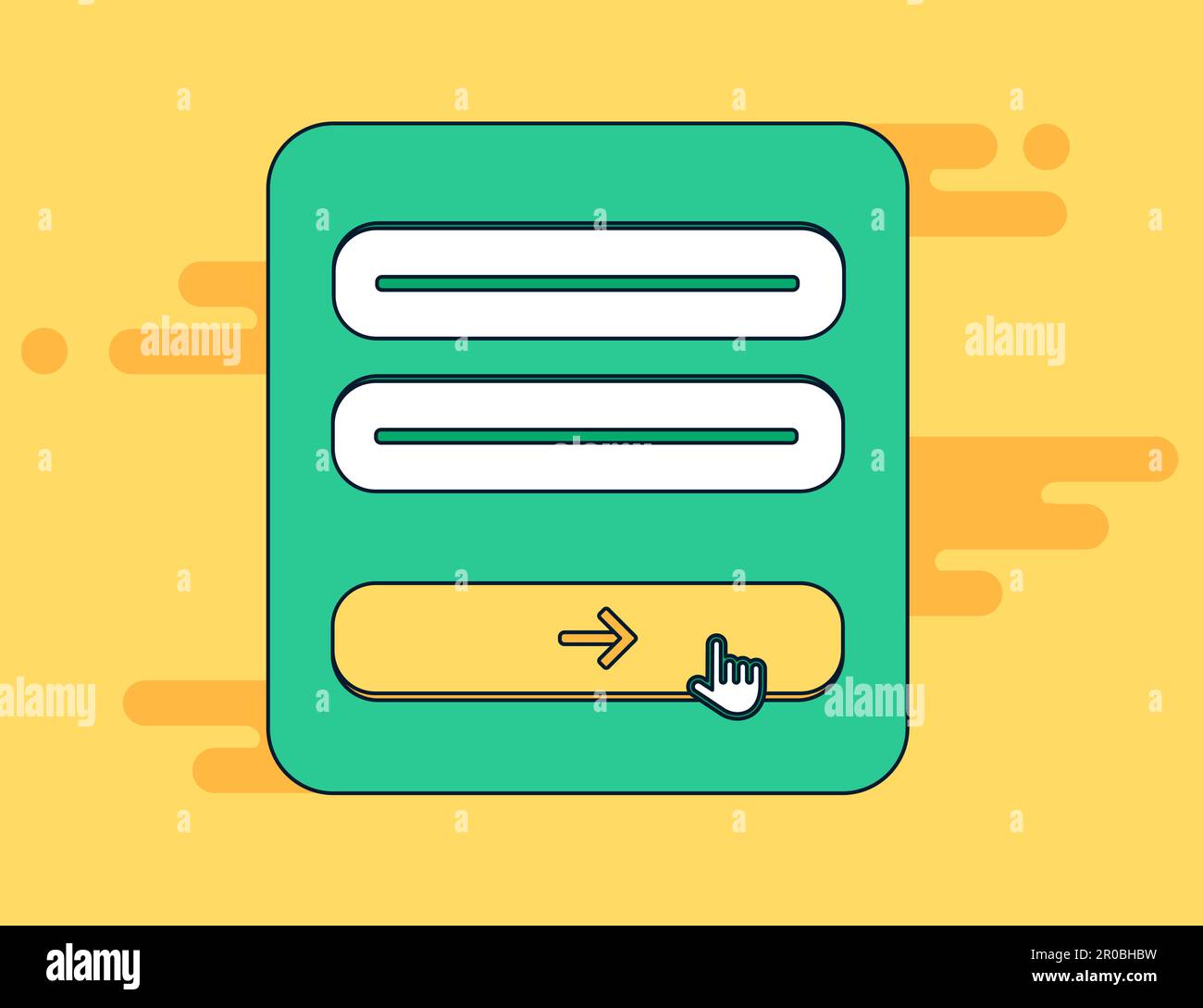 Web Template and Elements for site form of email subscribe, newsletter ...