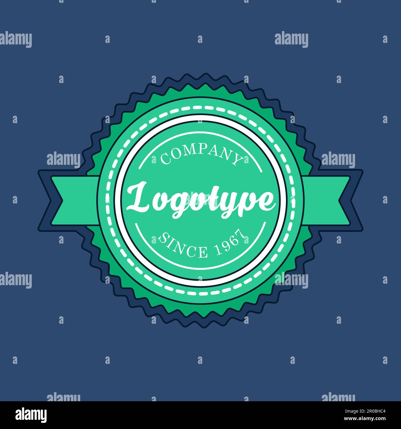 Vintage badge and label template. Design logotype elements. Retro tag ...