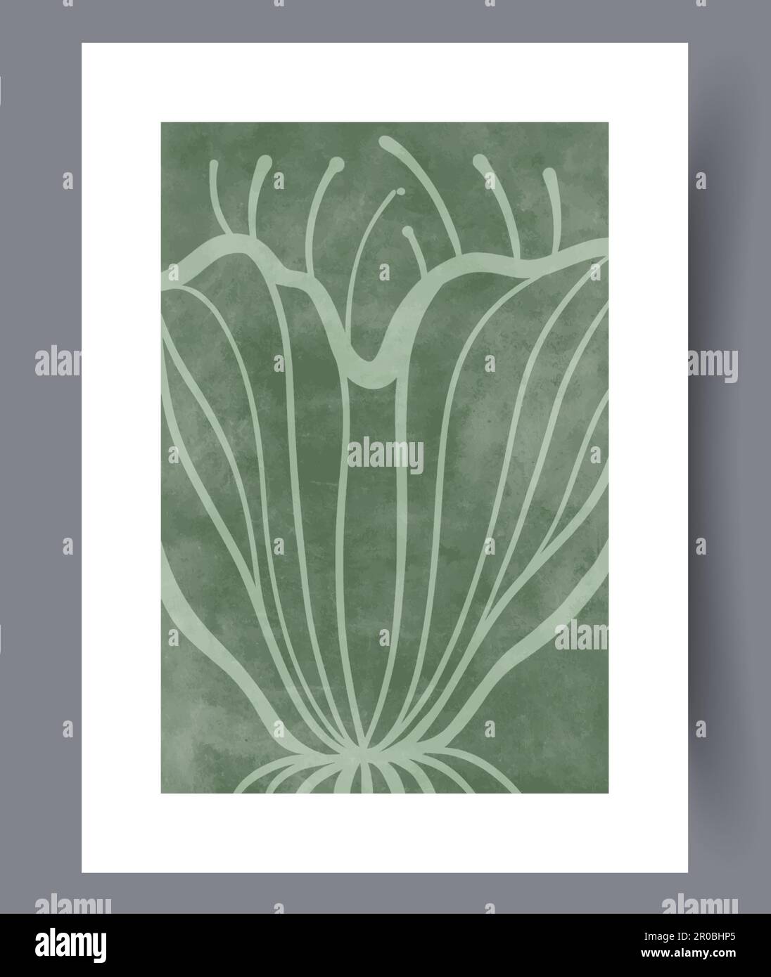 Abstract fantasy aesthetic wall art print Stock Vector Image & Art - Alamy