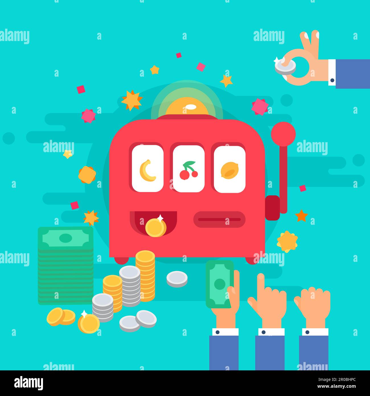 Poker hands Stock Vector Images - Alamy