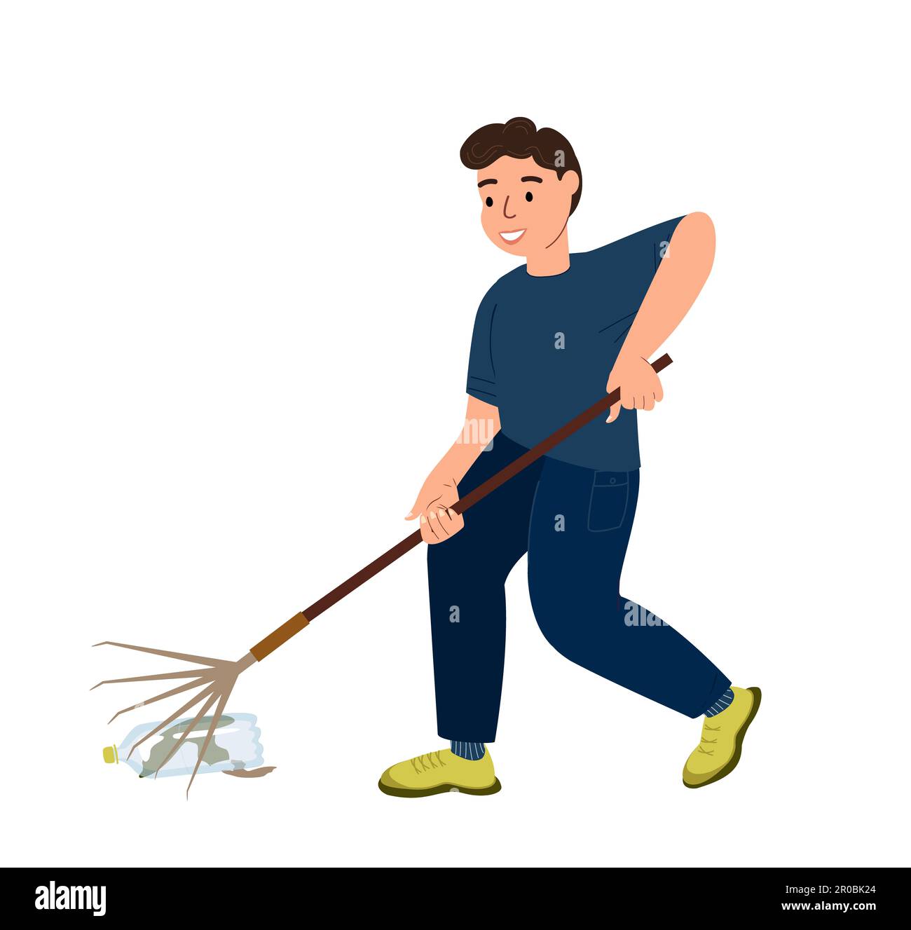 Child garbage park Cut Out Stock Images & Pictures - Alamy