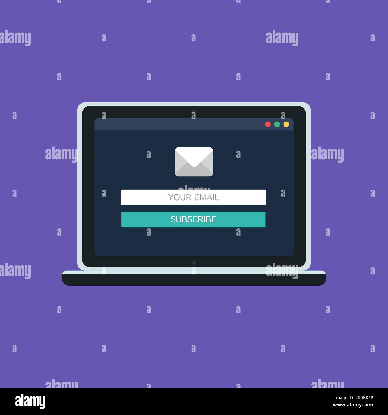 Web Template and Elements for site form of email subscribe, newsletter ...