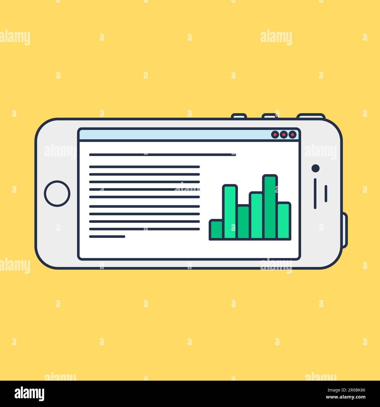 Adaptive Web Phone Template and Gadget Elements for site of blog and ...
