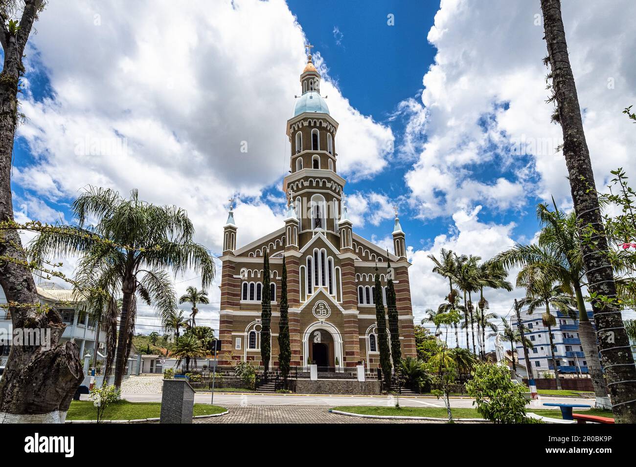 Igreja Matriz Church at Sao Joao Batista, Santa Catarina in Brazil ...