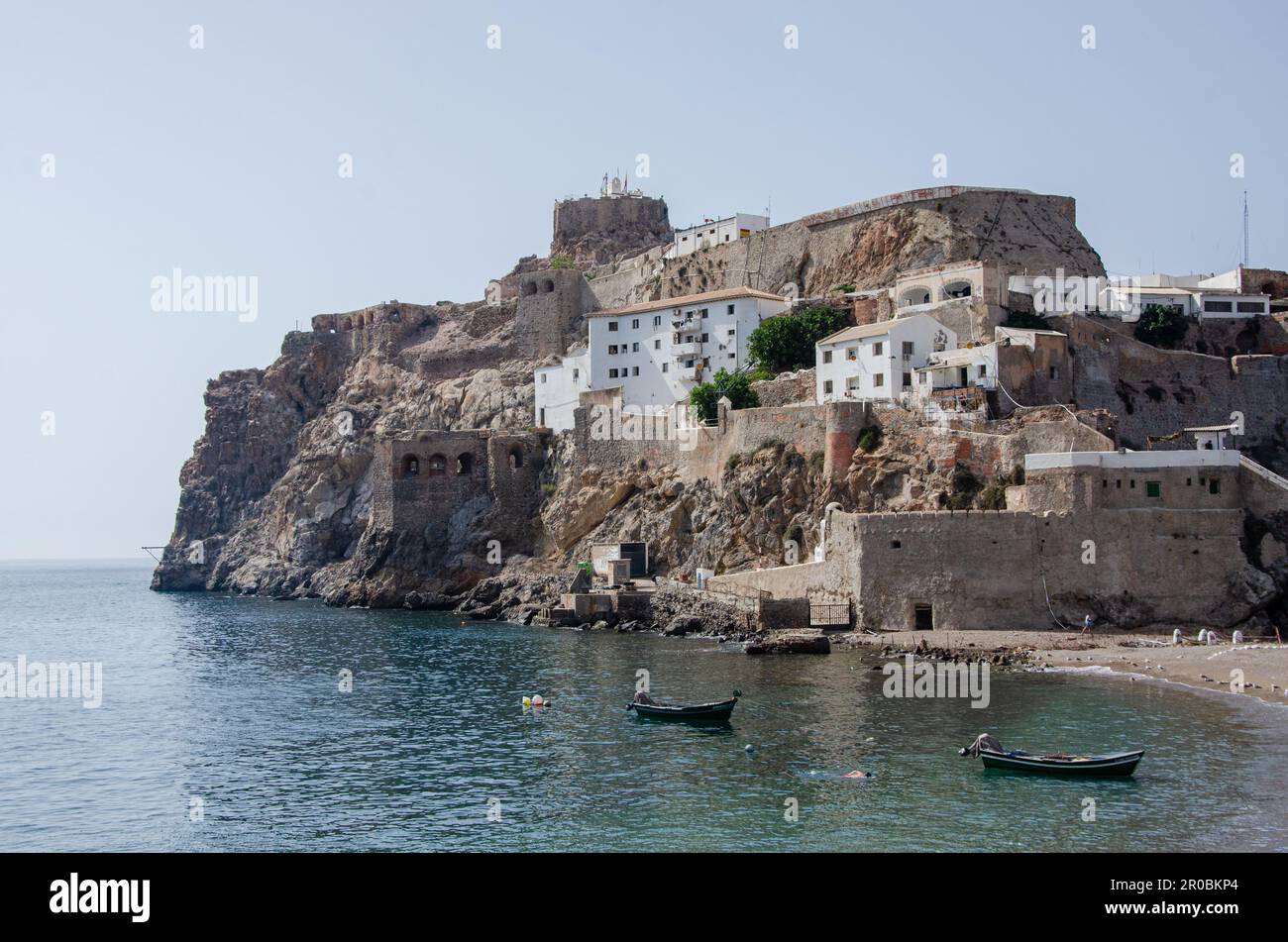 Al Hoceima National Park: Bades beach - island Bades Stock Photo - Alamy