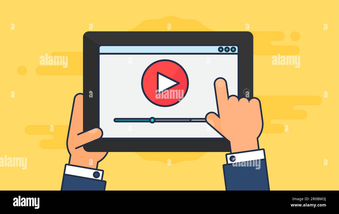 Web Template and Elements for site form of watching online video on ...