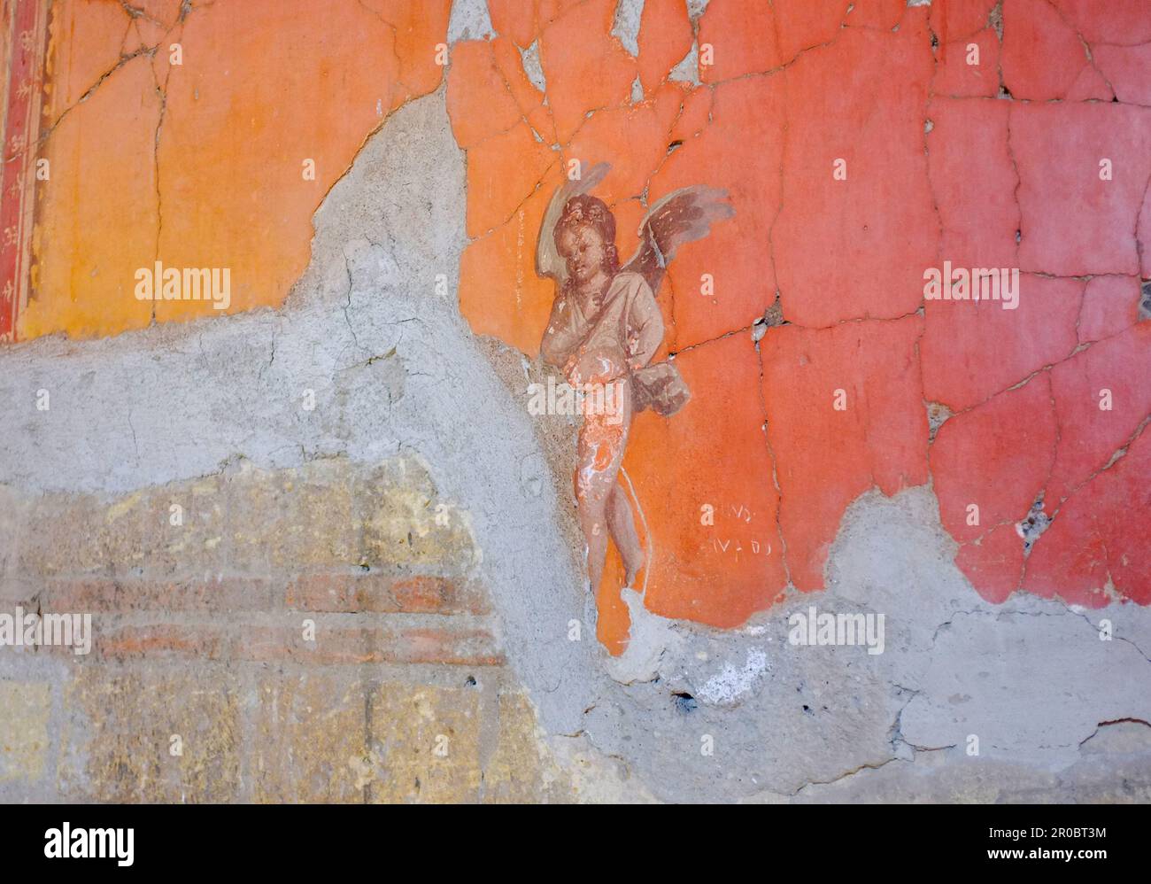 The Roman Town of Herculaneum, covered by the eruption of Volcano Mount ...