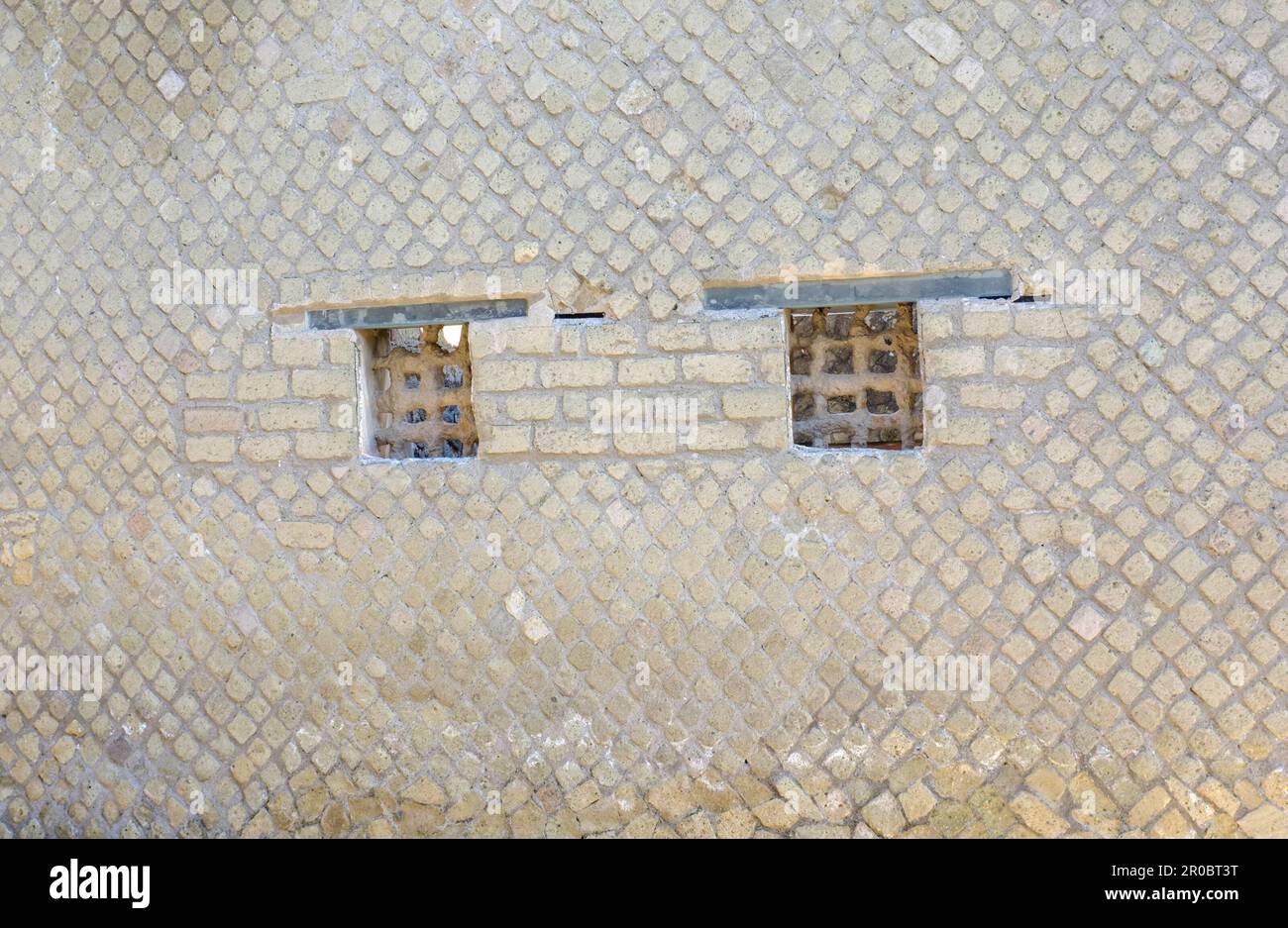 The Roman Town of Herculaneum, covered by the eruption of Volcano Mount ...