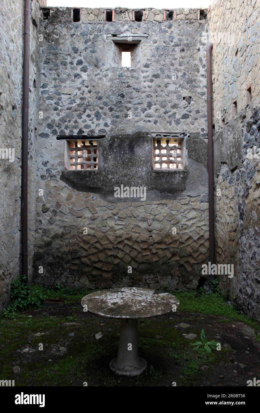 Original Windows at The Roman Town of Herculaneum, covered by the ...