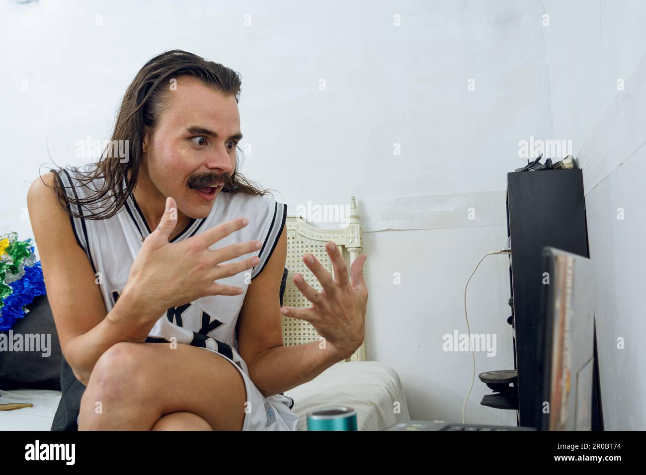 young latin person of non-binary gender and argentinian ethnicity ...