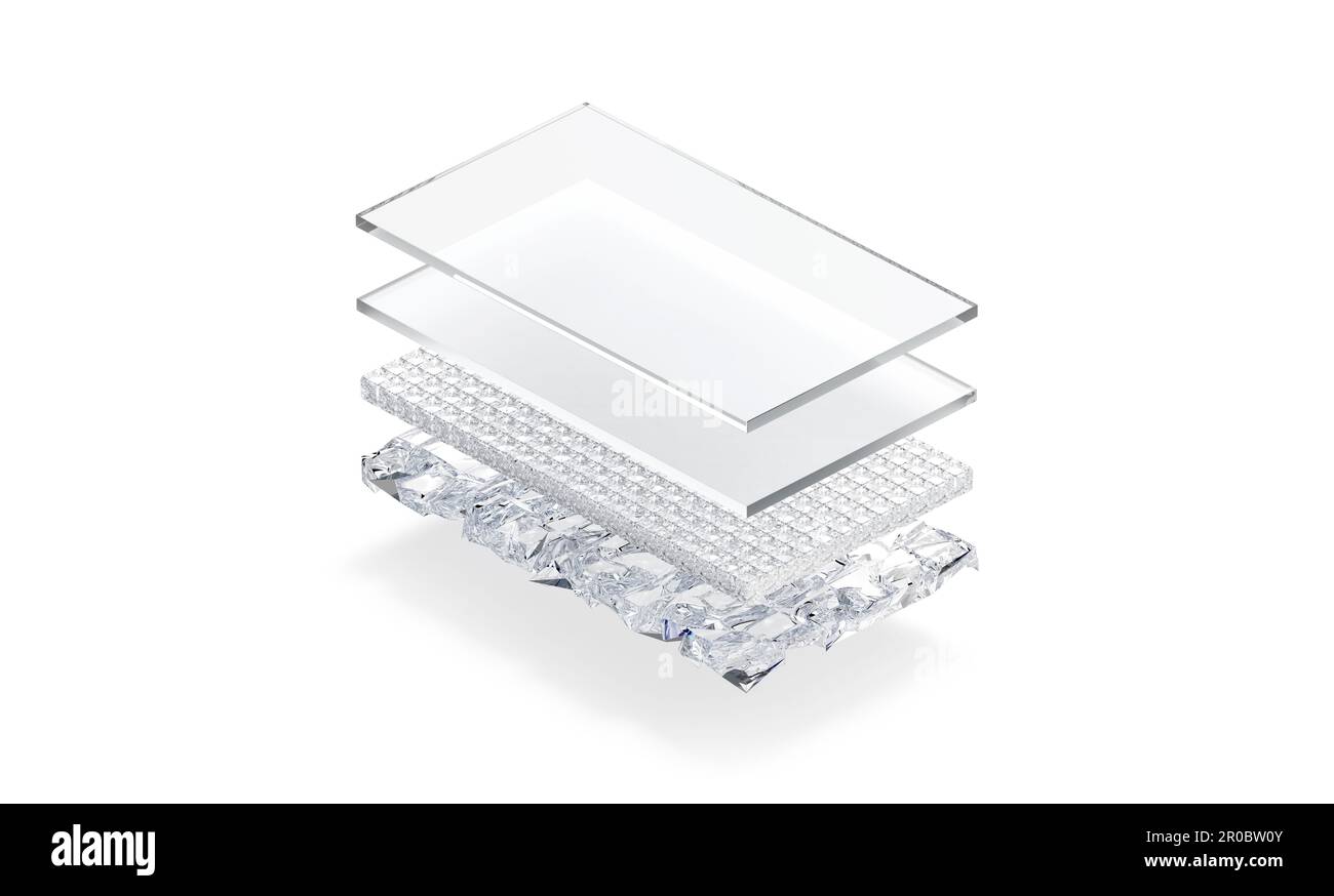 Layers of glass Cut Out Stock Images & Pictures - Alamy