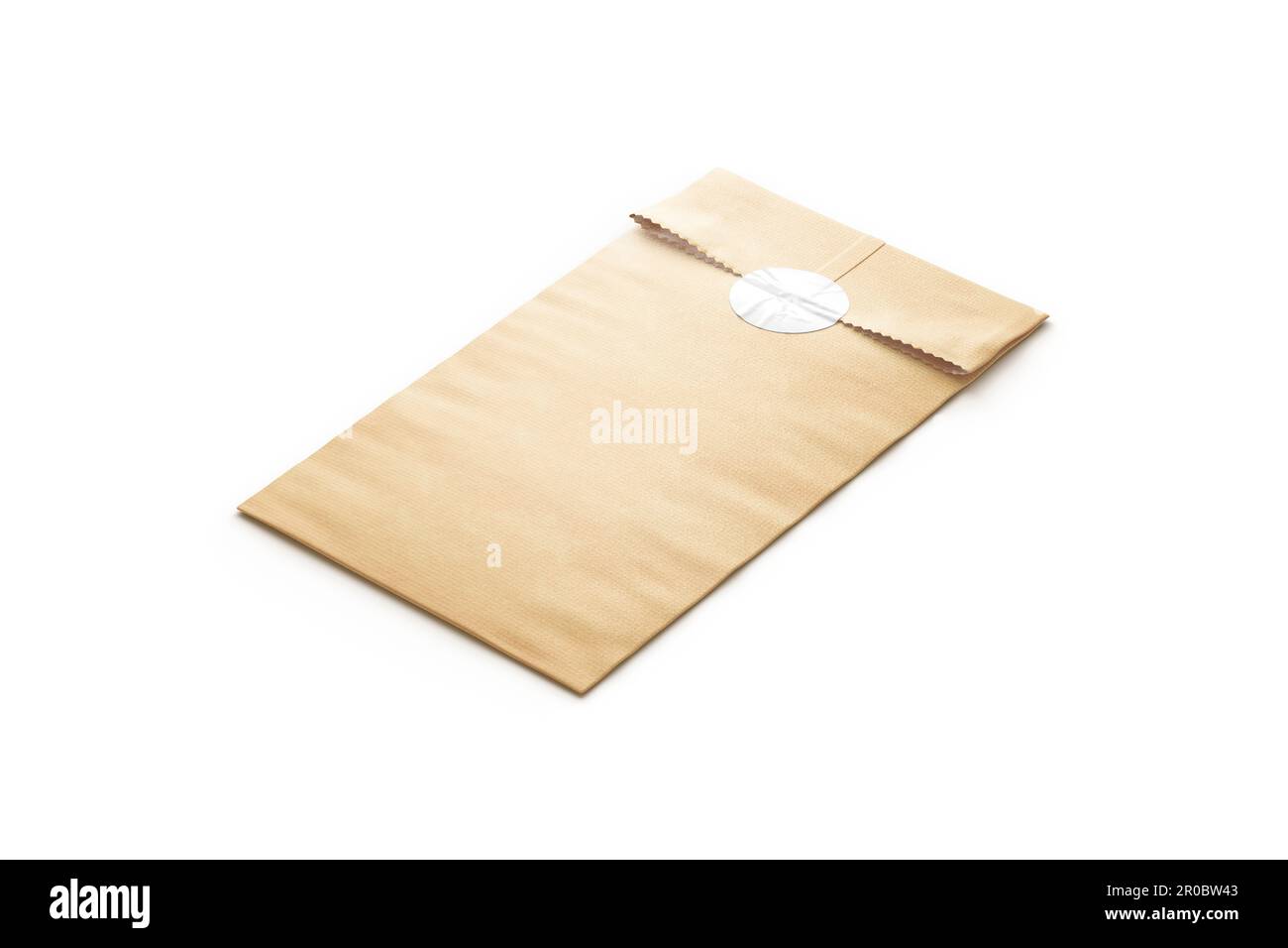 Kraft paper bag sticker isolated hi-res stock photography and images ...