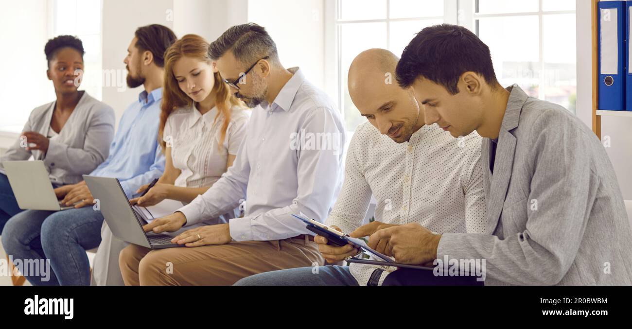 Diverse group people using hi-res stock photography and images - Alamy