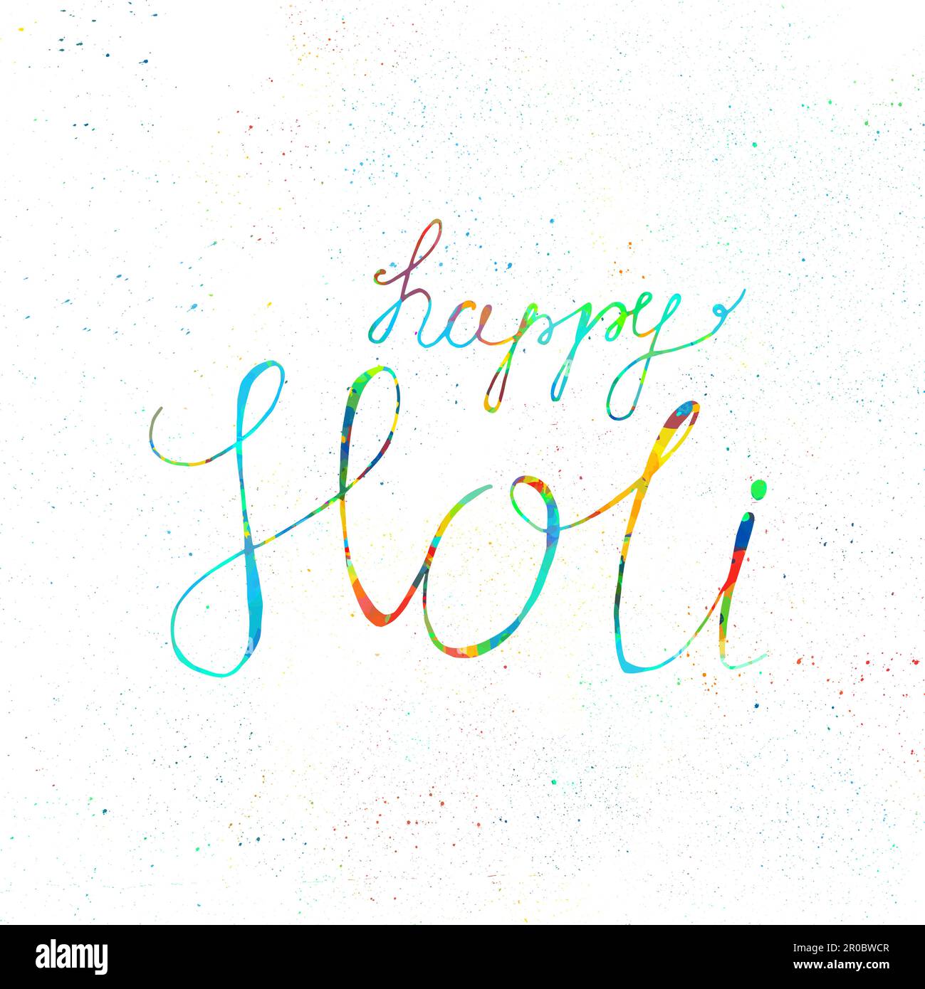 Indian Festival of Colours design for banner, print, poster and card ...