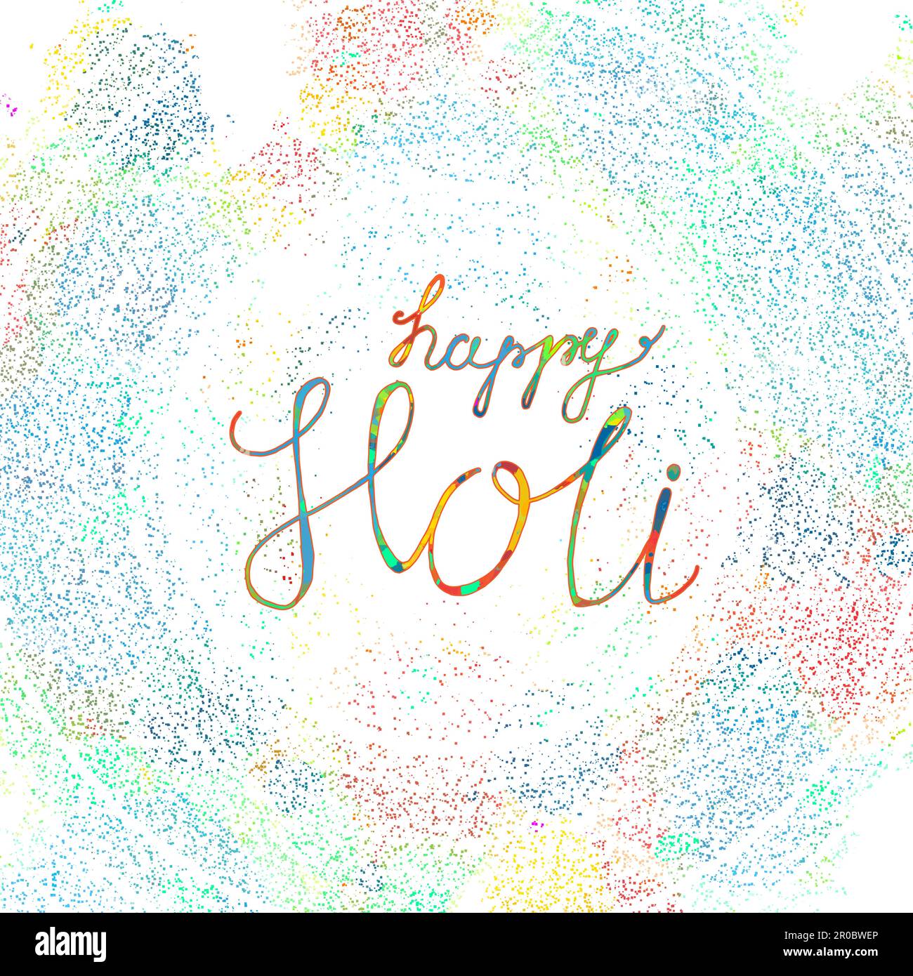 Indian Festival of Colours design for banner, print, poster and card ...